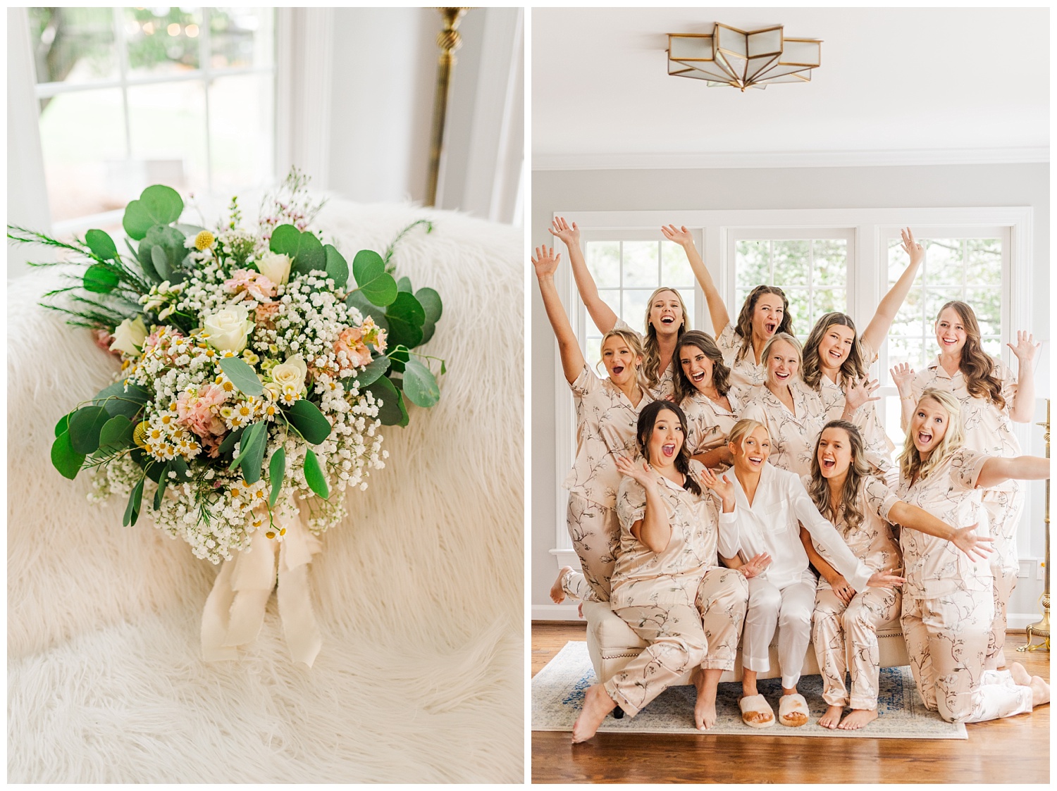 Amy and Michael's Rainy Wedding at The Meadows Raleigh